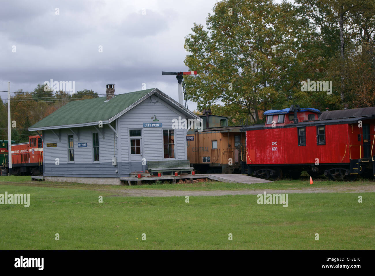 Historic Belfast and Moosehead Lake Scenic Railroad, Belfast, Maine ...