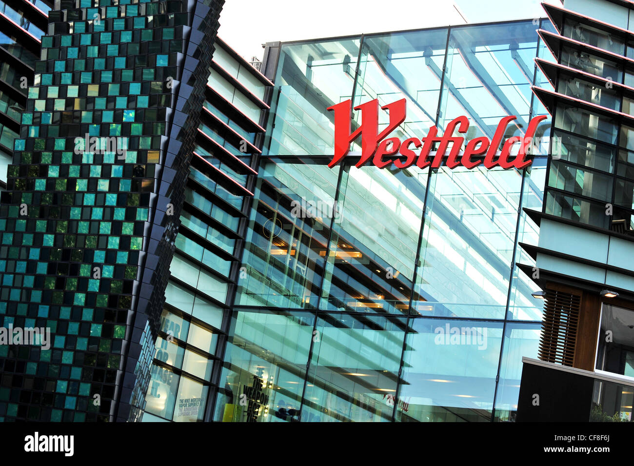 Westfield Stratford City sign Stock Photo - Alamy