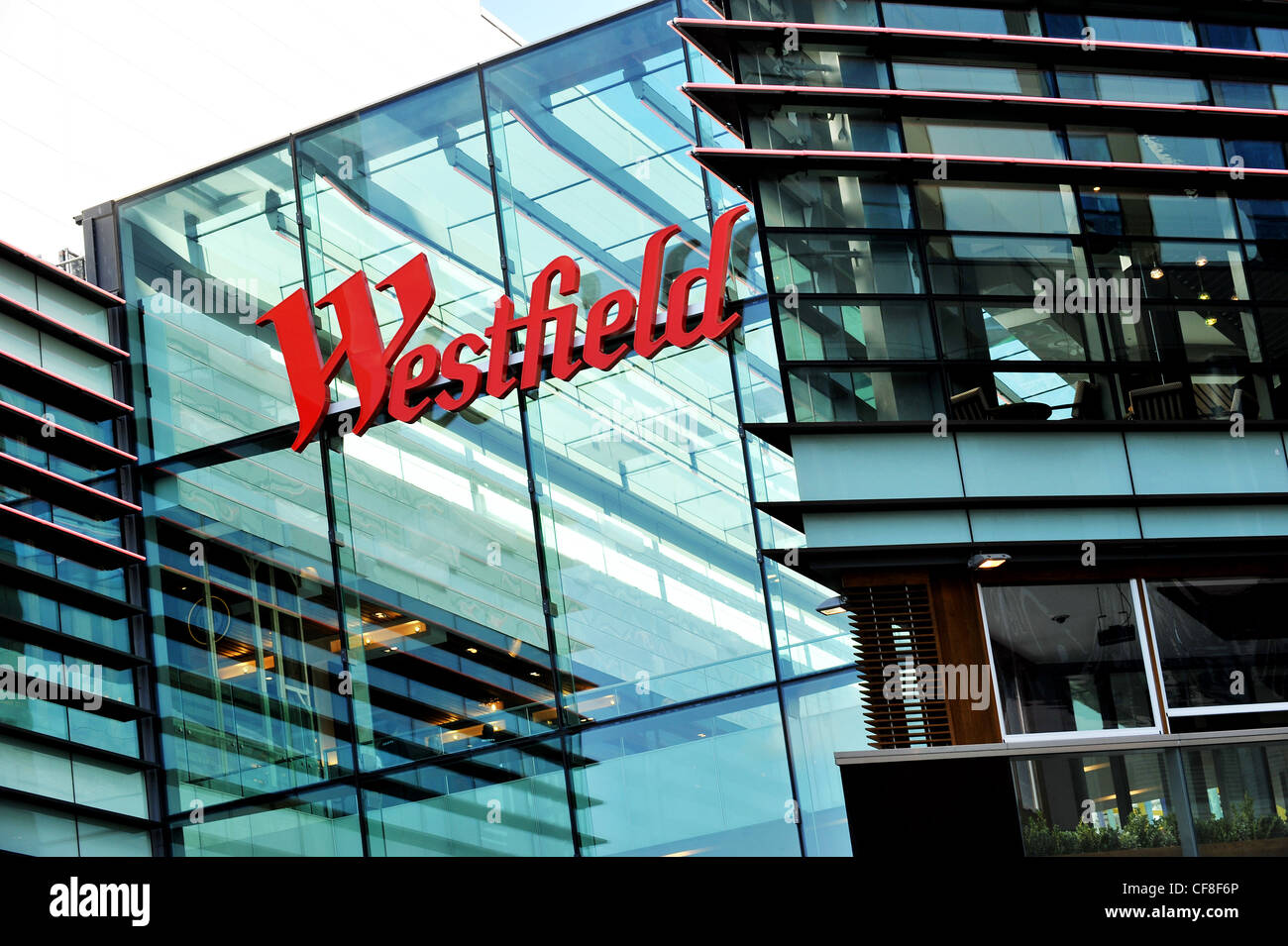 Westfield Stratford City sign Stock Photo - Alamy