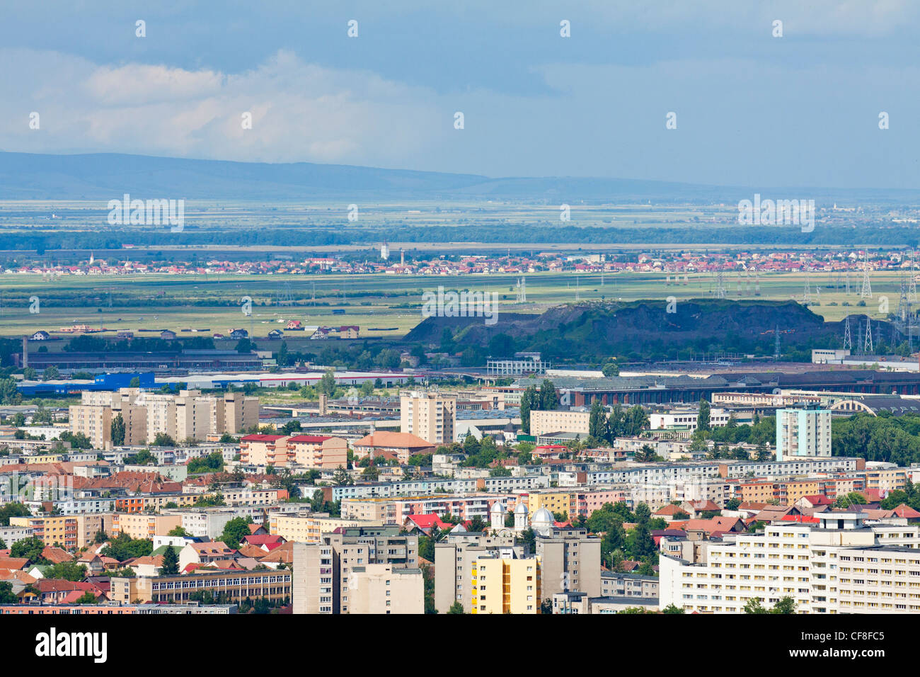 Cityscape of Brasov city suburbs, Romania Stock Photo - Alamy
