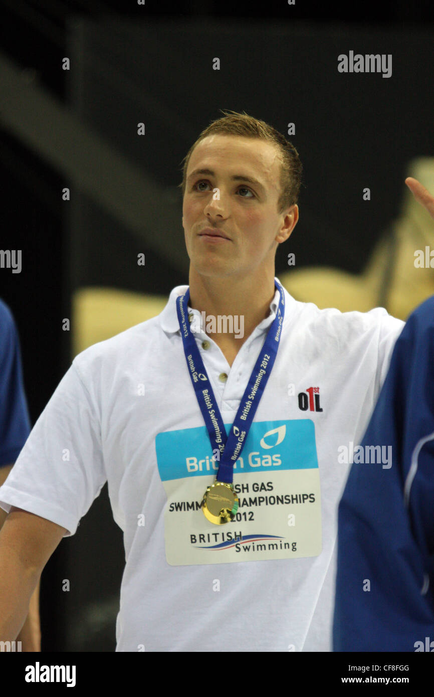 Mens open 400m freestyle hi-res stock photography and images - Alamy