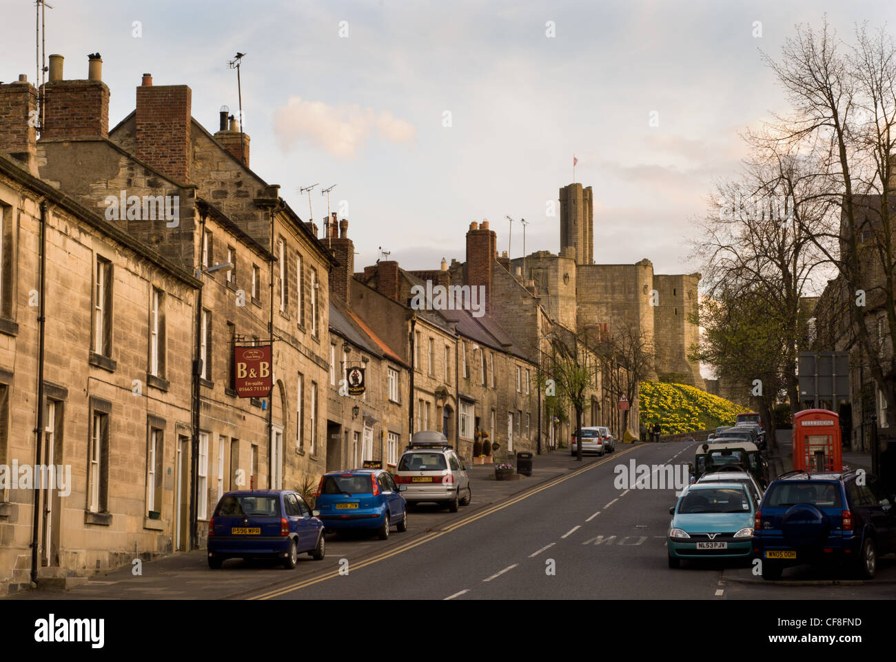 Warkworth village northumberland hi-res stock photography and images ...