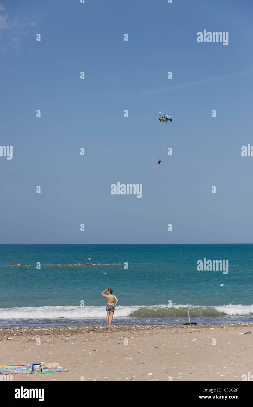 Cyprus beach woman hi-res stock photography and images - Alamy