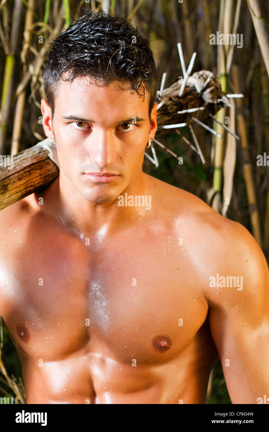 View fighter male holding mace hi-res stock photography and images - Alamy