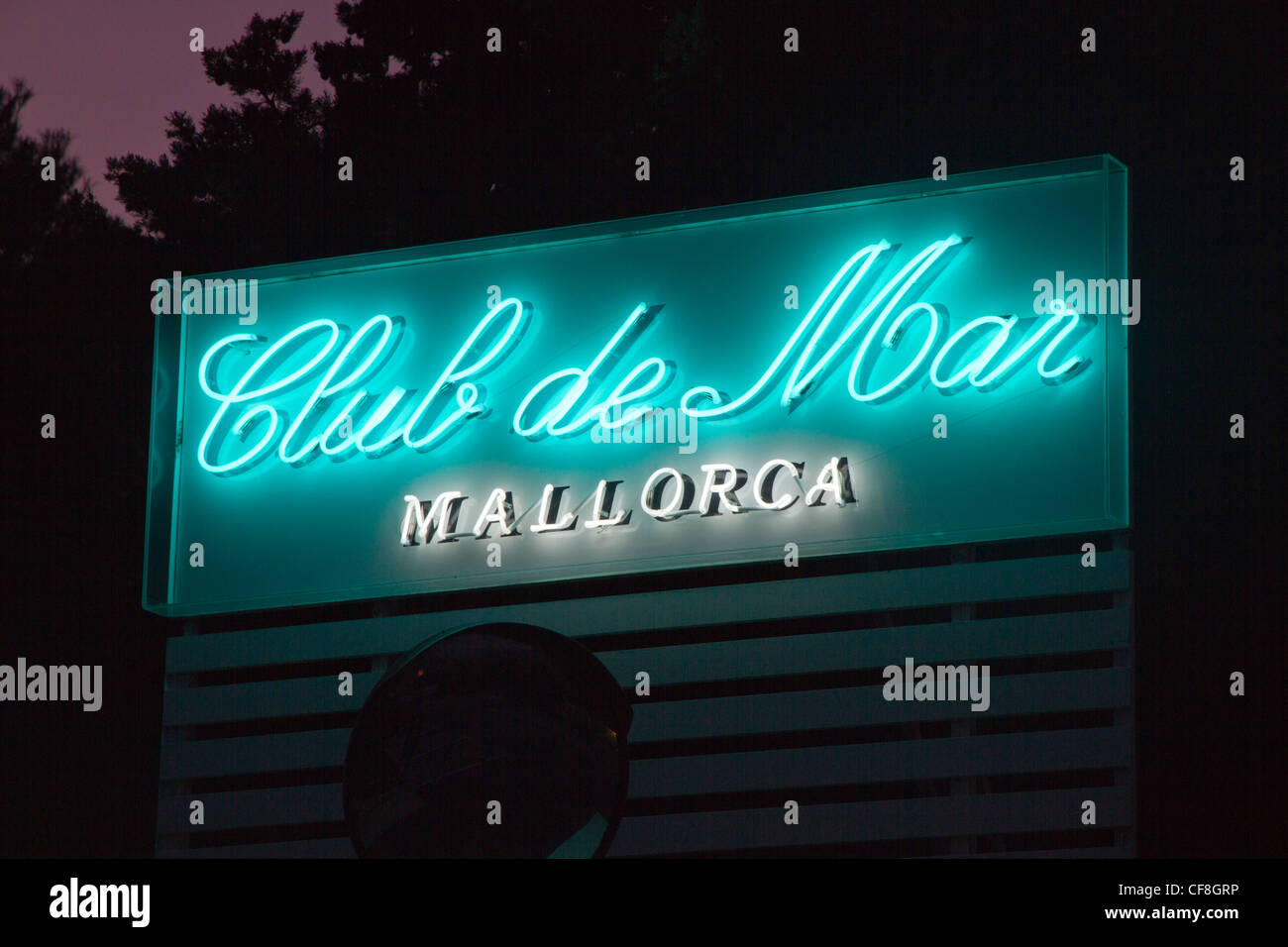 Club de Mar sign Mallorca Majorca Spain Stock Photo - Alamy