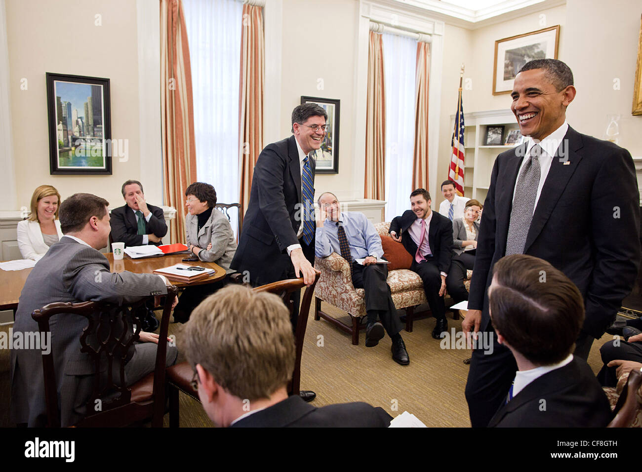 President meeting west wing hi-res stock photography and images - Alamy
