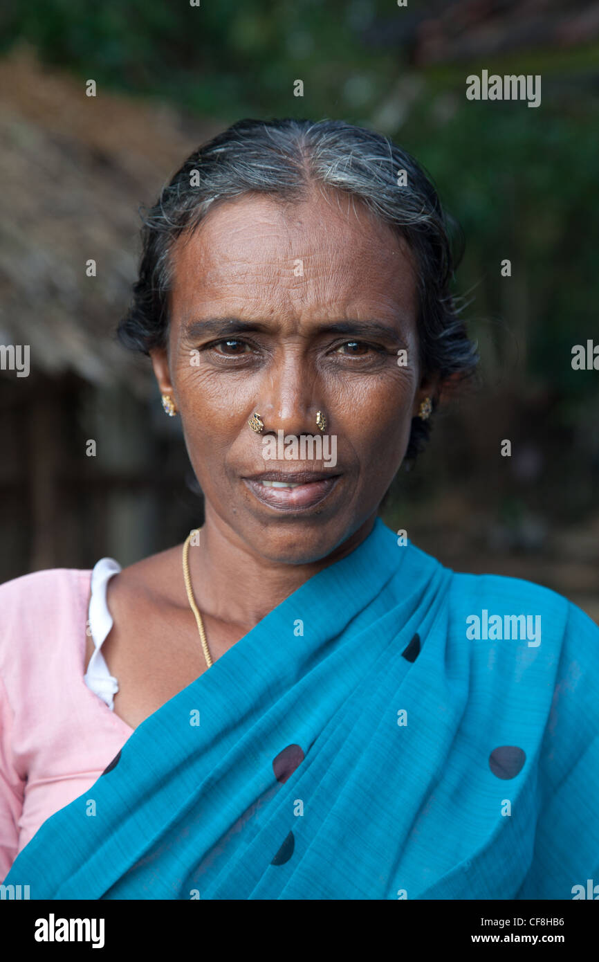 Portrait shot of local person in South India Stock Photo - Alamy