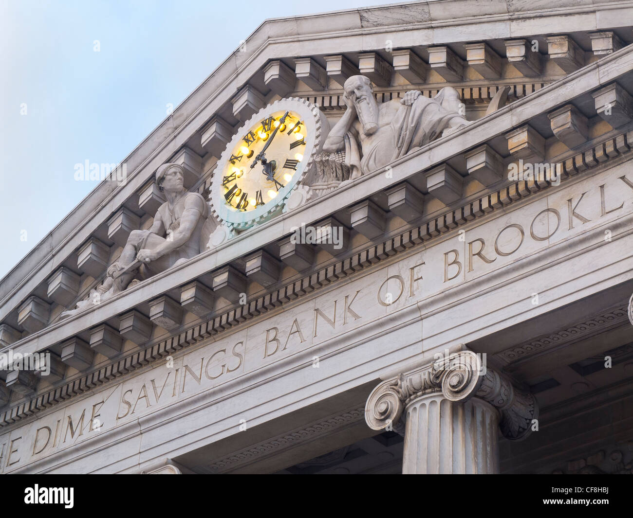 Dime Savings Bank entrance Stock Photo - Alamy
