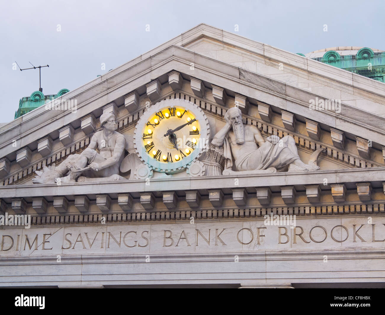Dime Savings Bank entrance Brooklyn NYC Stock Photo - Alamy
