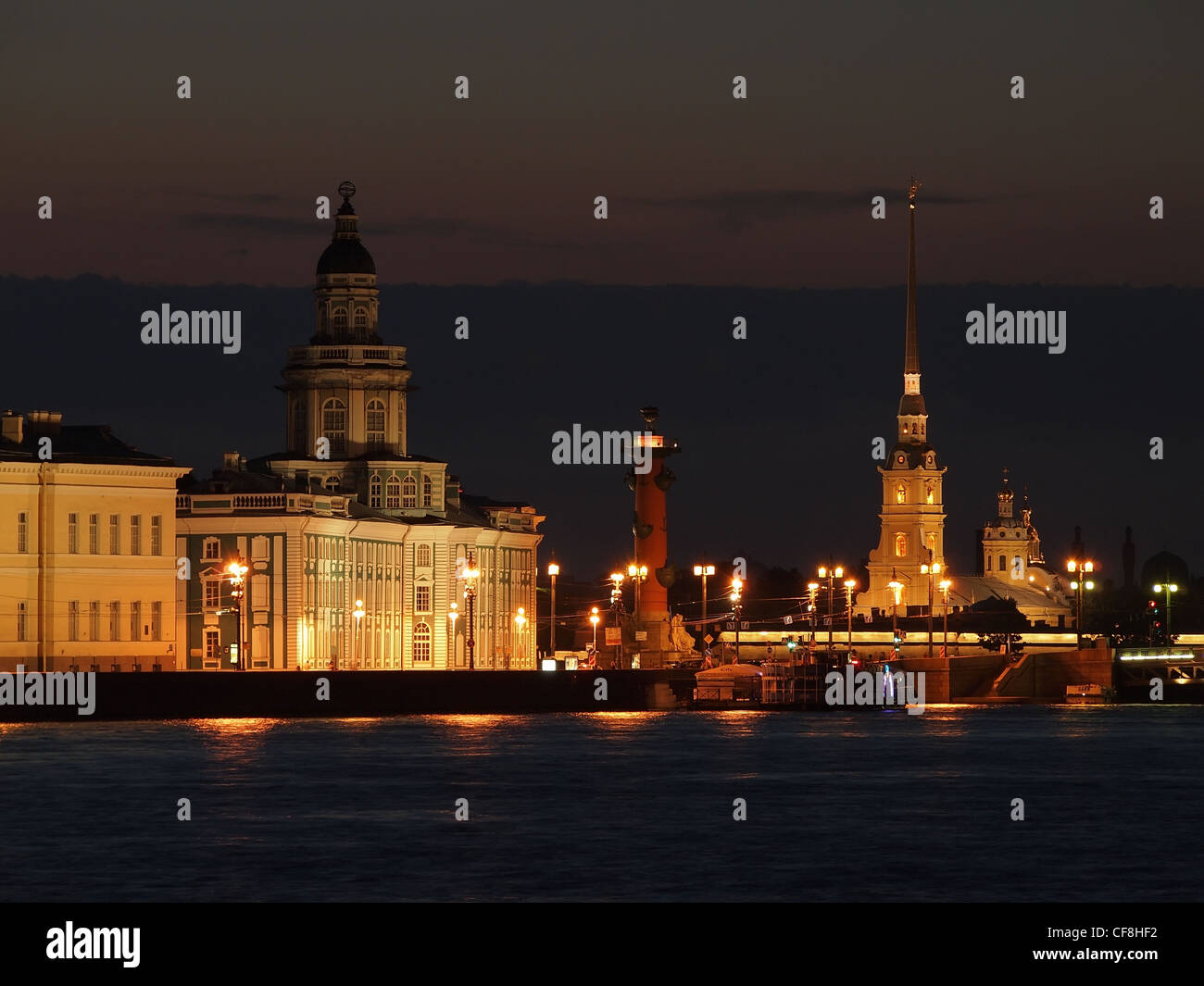 White Nights in Saint Petersburg, Russia Stock Photo - Alamy
