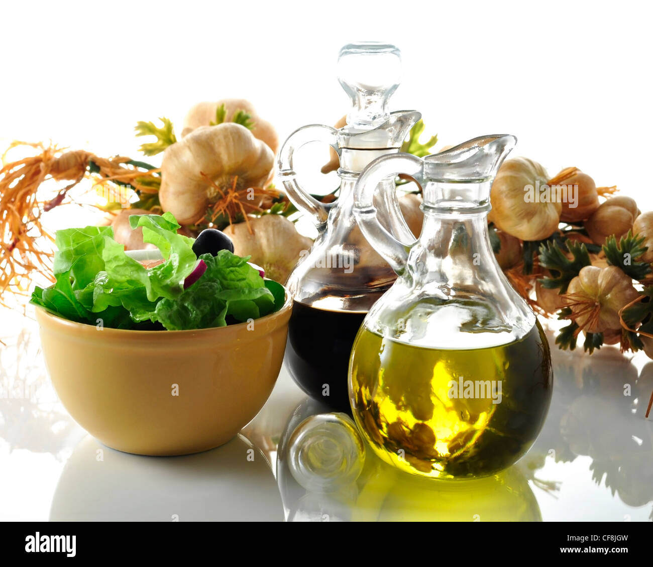 Lettuce oil vinegar hi-res stock photography and images - Alamy