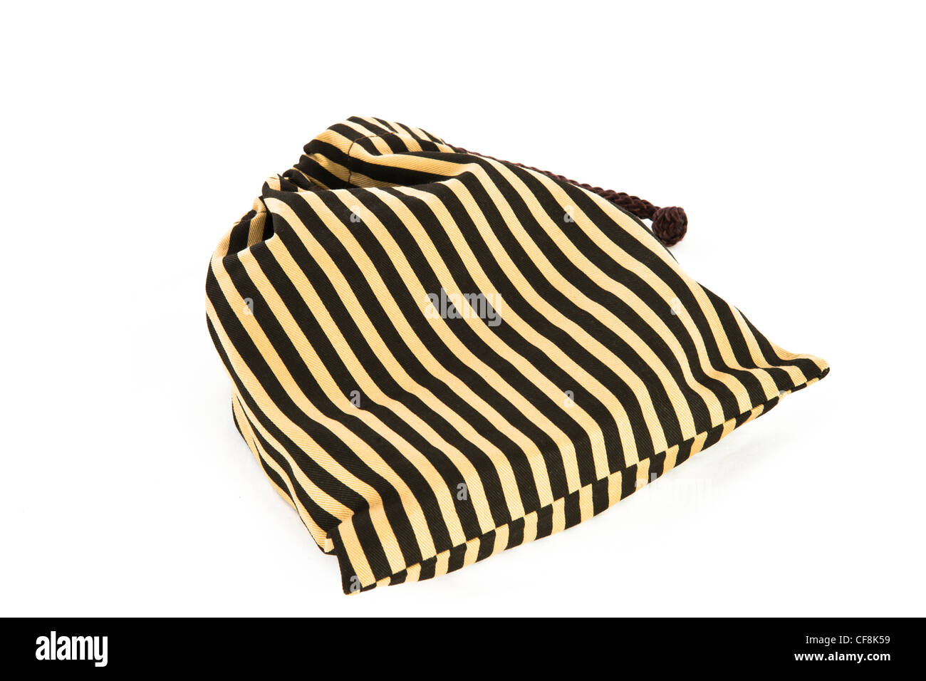 White drawstring fabric pouch hi-res stock photography and images - Alamy