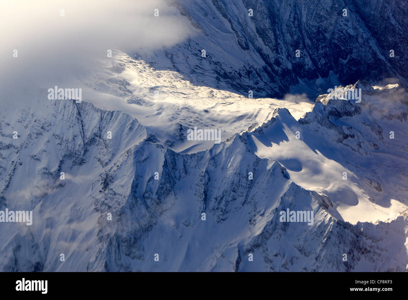 Alps, mountains, mountain, view from above, Backcountry, Alpine, Europe ...
