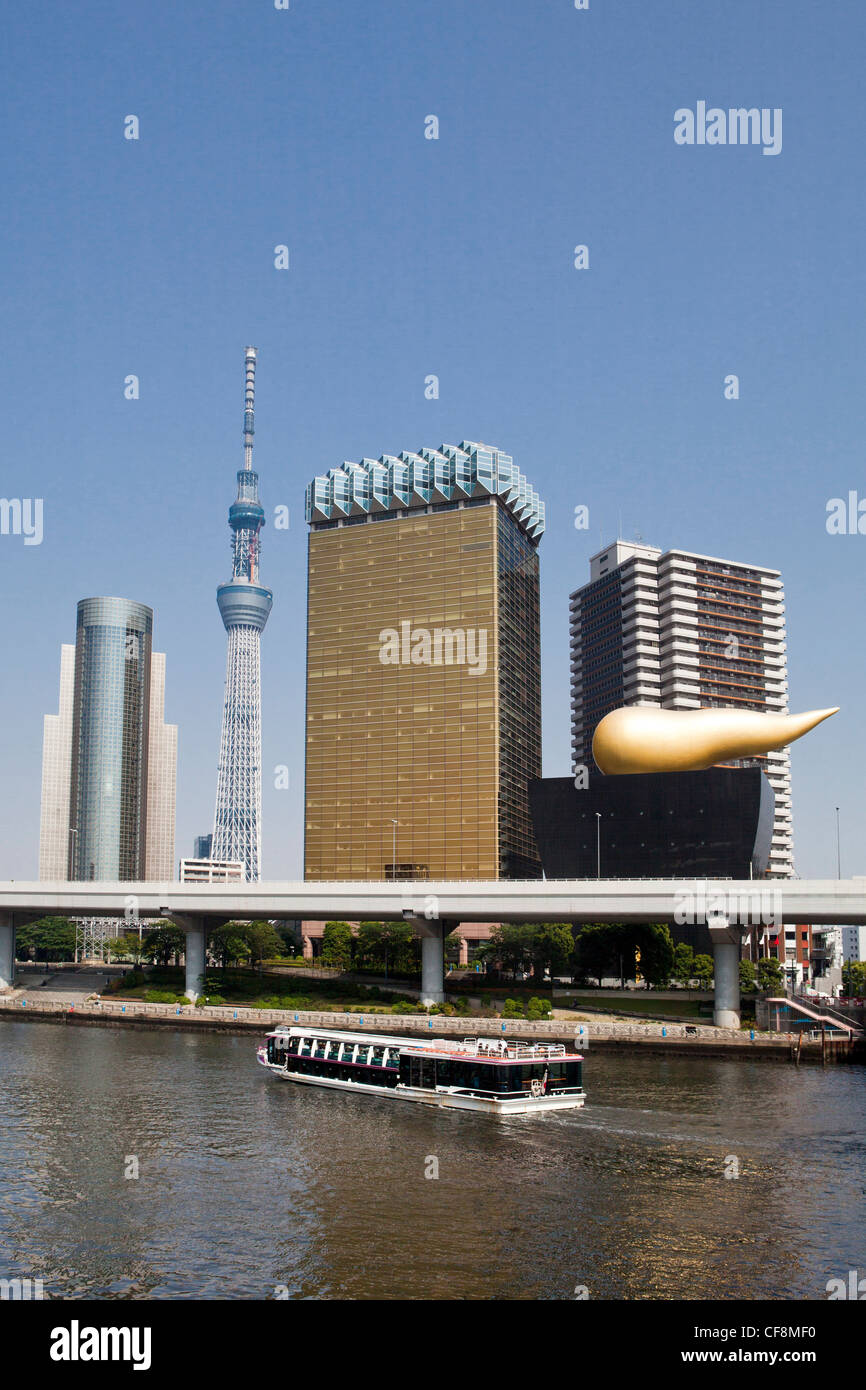 Japan, Asia, Tokyo, Asakusa, District, New Telecommunications, Tower ...