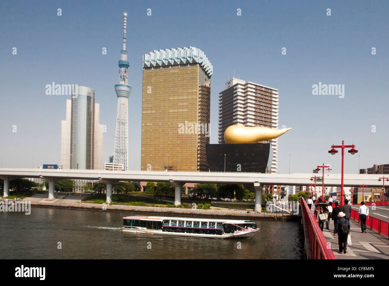 Japan, Asia, Tokyo, Asakusa, District, New Telecommunications, Tower ...