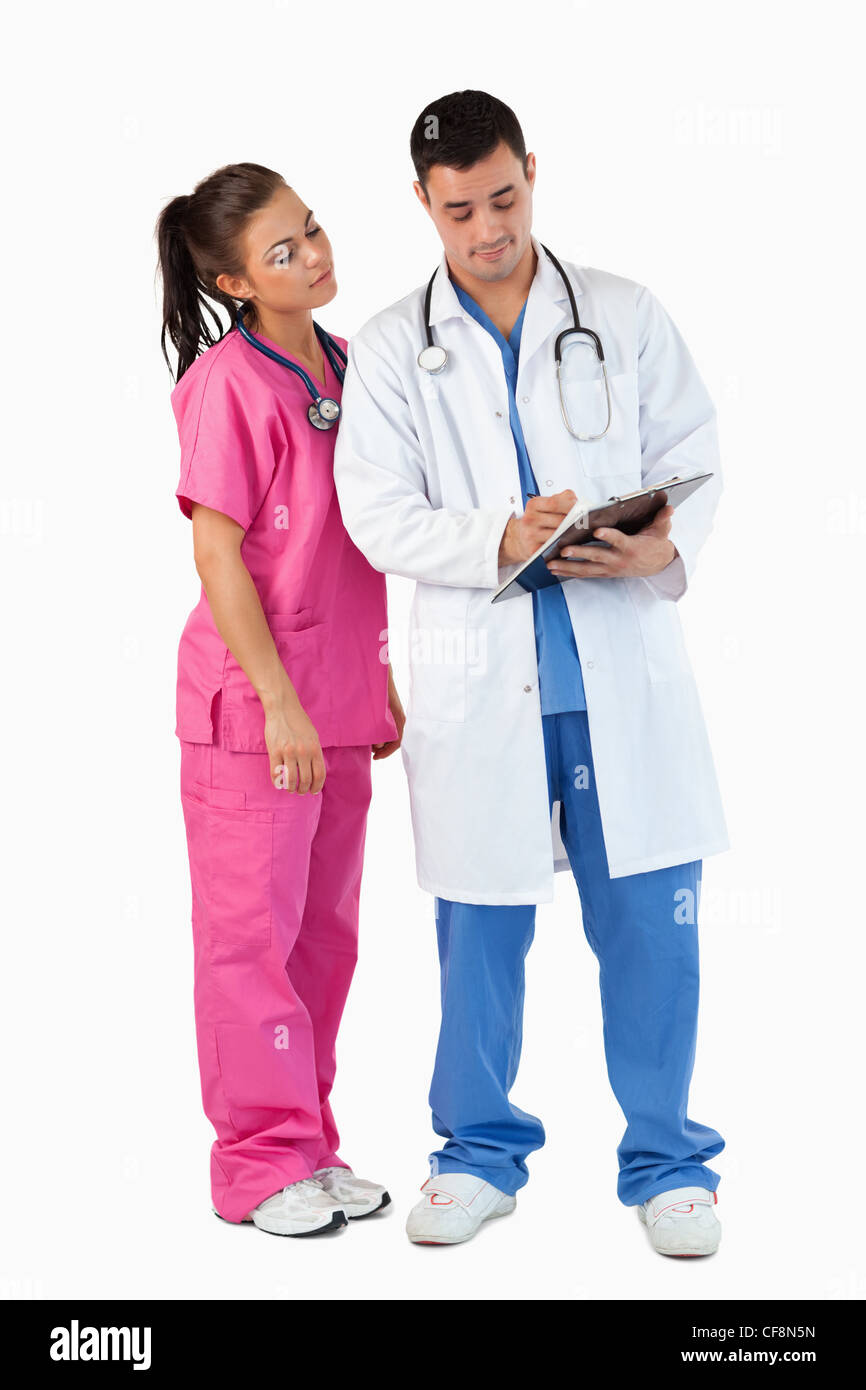 Medical nurse taking notes hi-res stock photography and images - Alamy