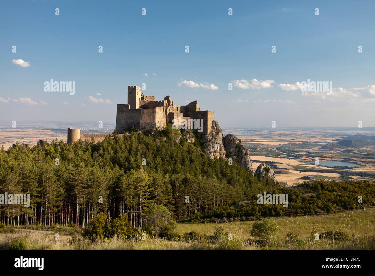 Spain, Europe, Aragon, Region, Loarre, Castle, beautiful, castle ...