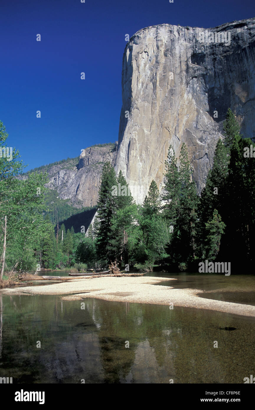 El Capitan, Merced River, Yosemite, N.P., California, USA, United ...