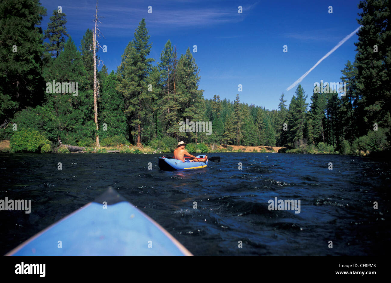 Rafting, Metolius River, Central Oregon, Oregon, USA, United States ...