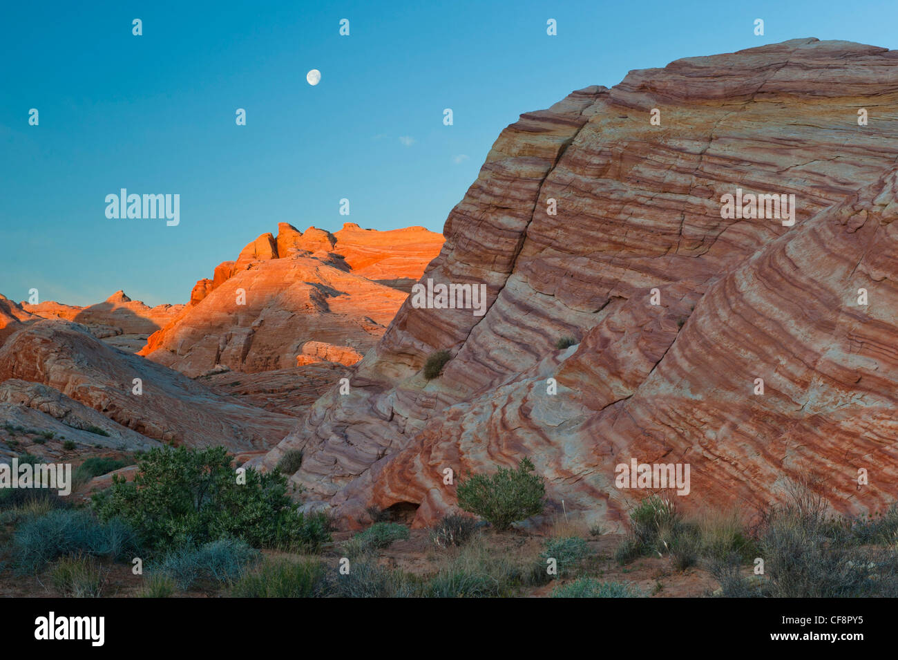 Sand stone, formations, scenic drive, Valley of Fire, State Park, Las ...