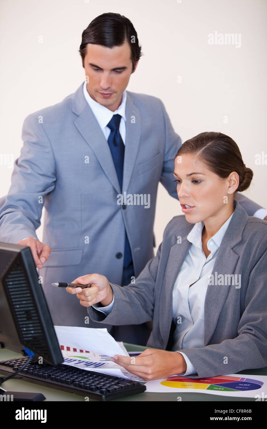 Male secretary to female boss hi-res stock photography and images - Alamy
