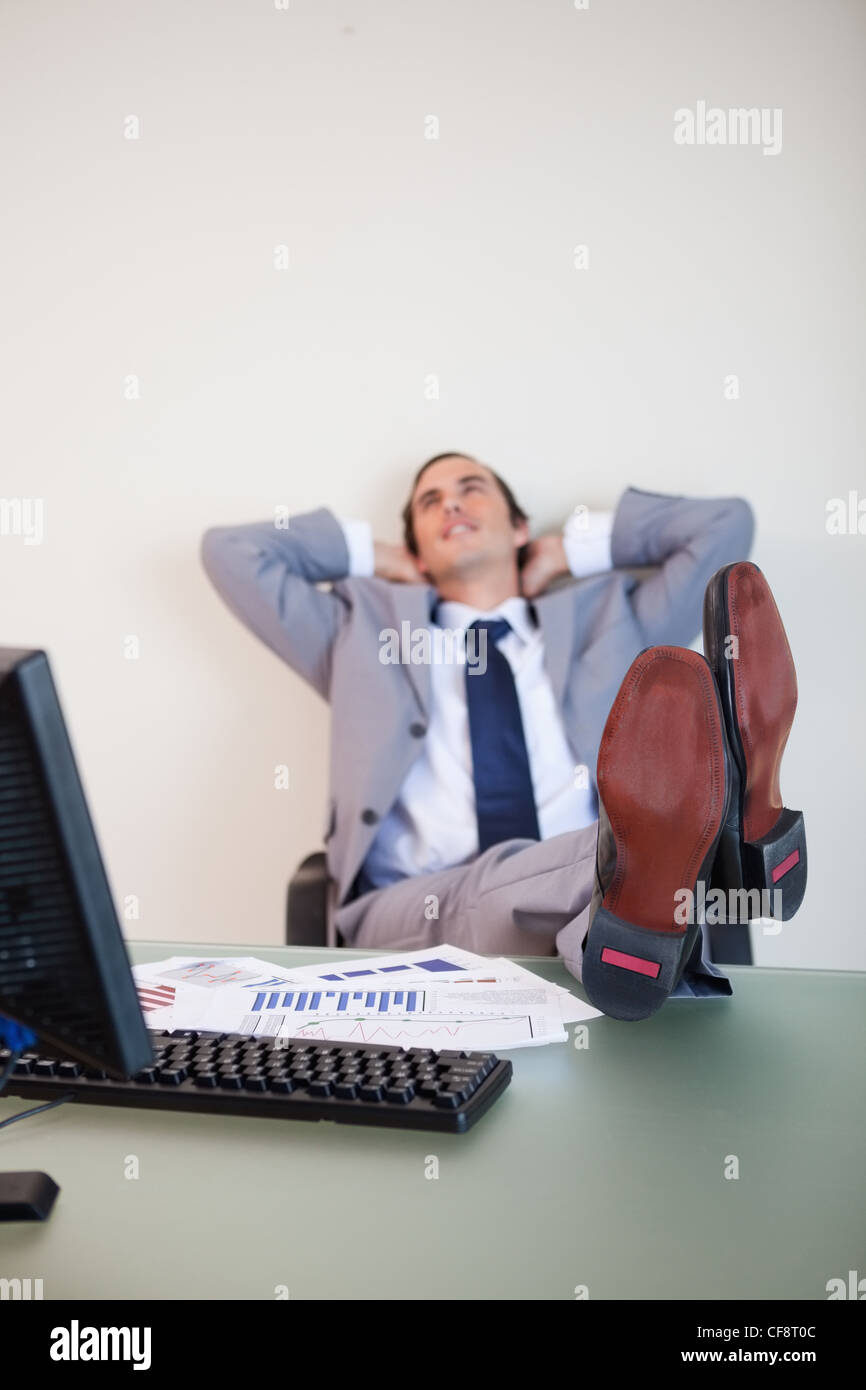 Put your feet up work hi-res stock photography and images - Alamy