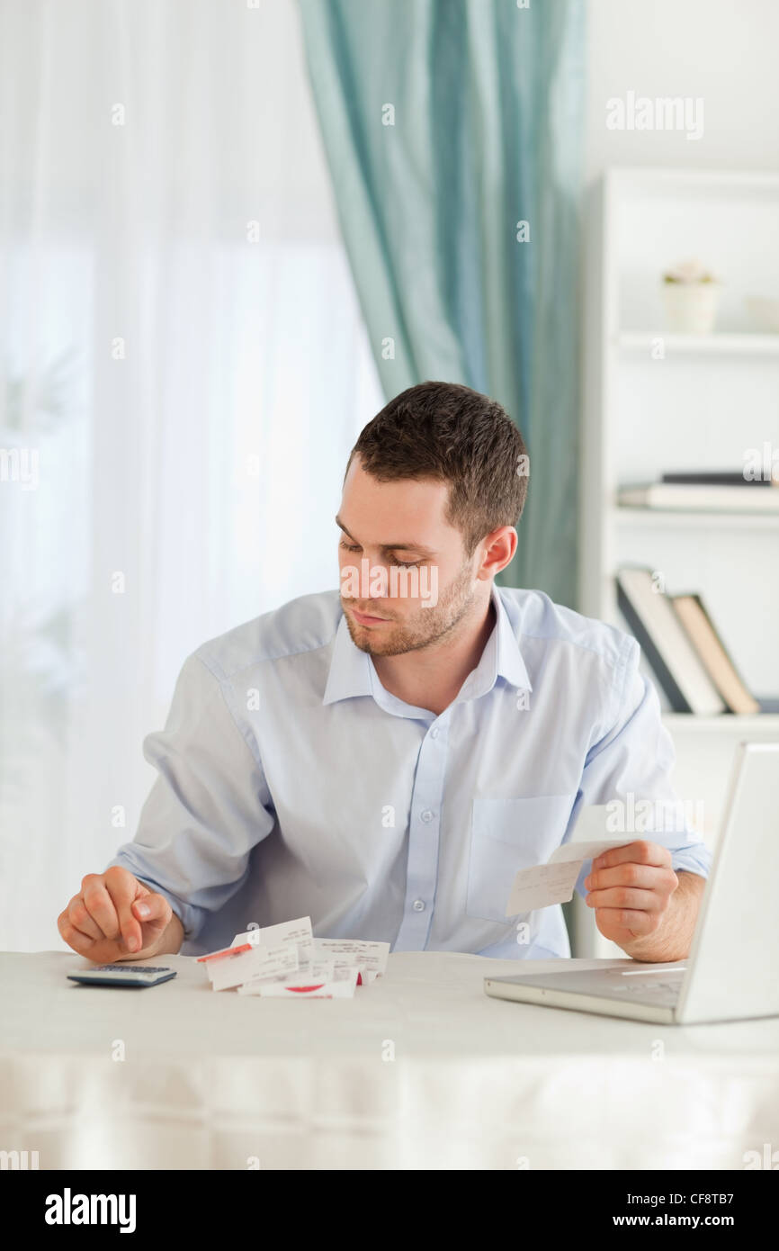 Businessman doing bookkeeping hi-res stock photography and images - Alamy