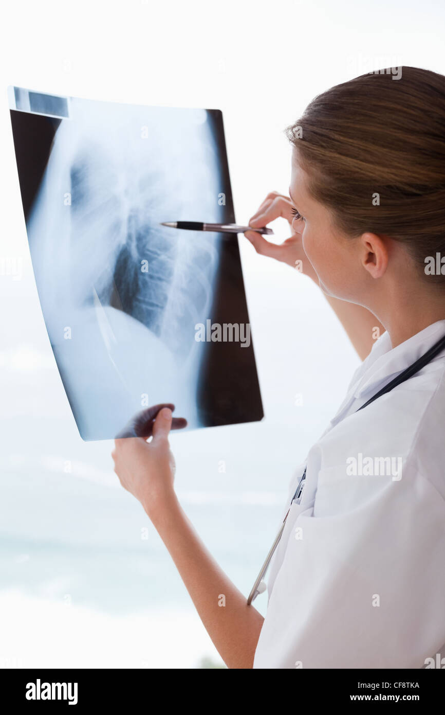 Doctor with x-ray Stock Photo - Alamy