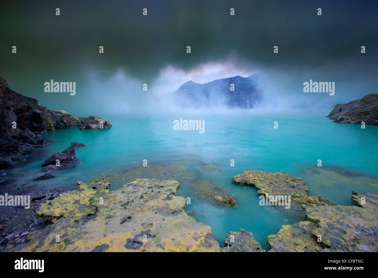 Ijen, Indonesia, Asia, Java, volcano, volcanism, geology, crater ...