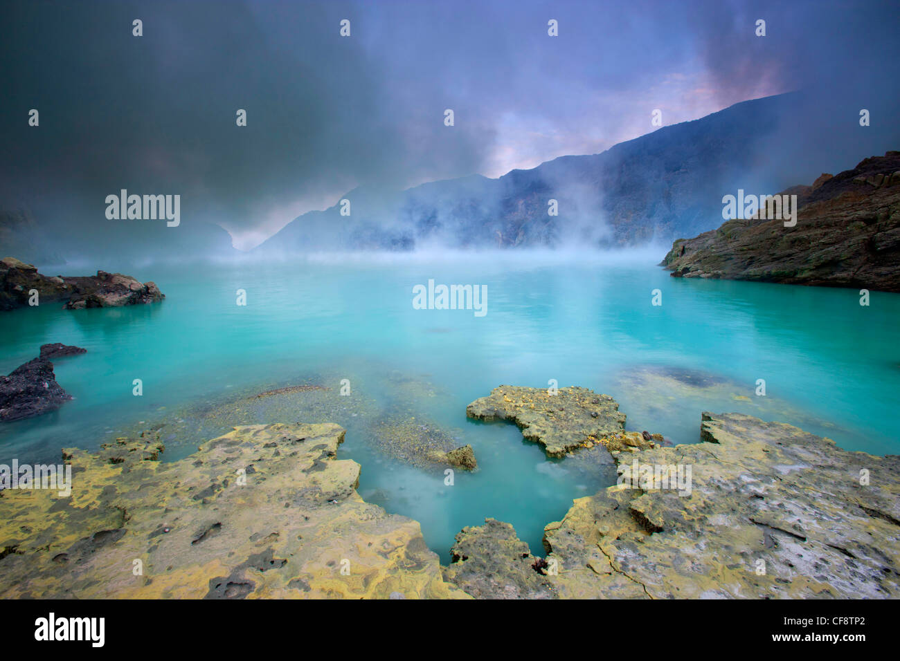 Ijen, Indonesia, Asia, Java, volcano, volcanism, geology, crater ...