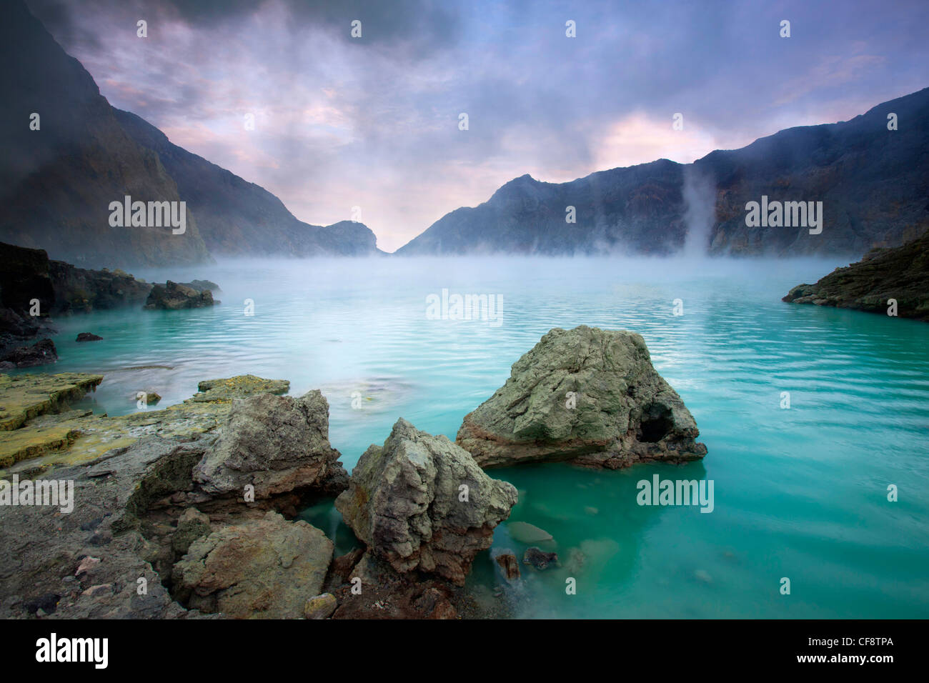Ijen, Indonesia, Asia, Java, volcano, volcanism, geology, crater ...