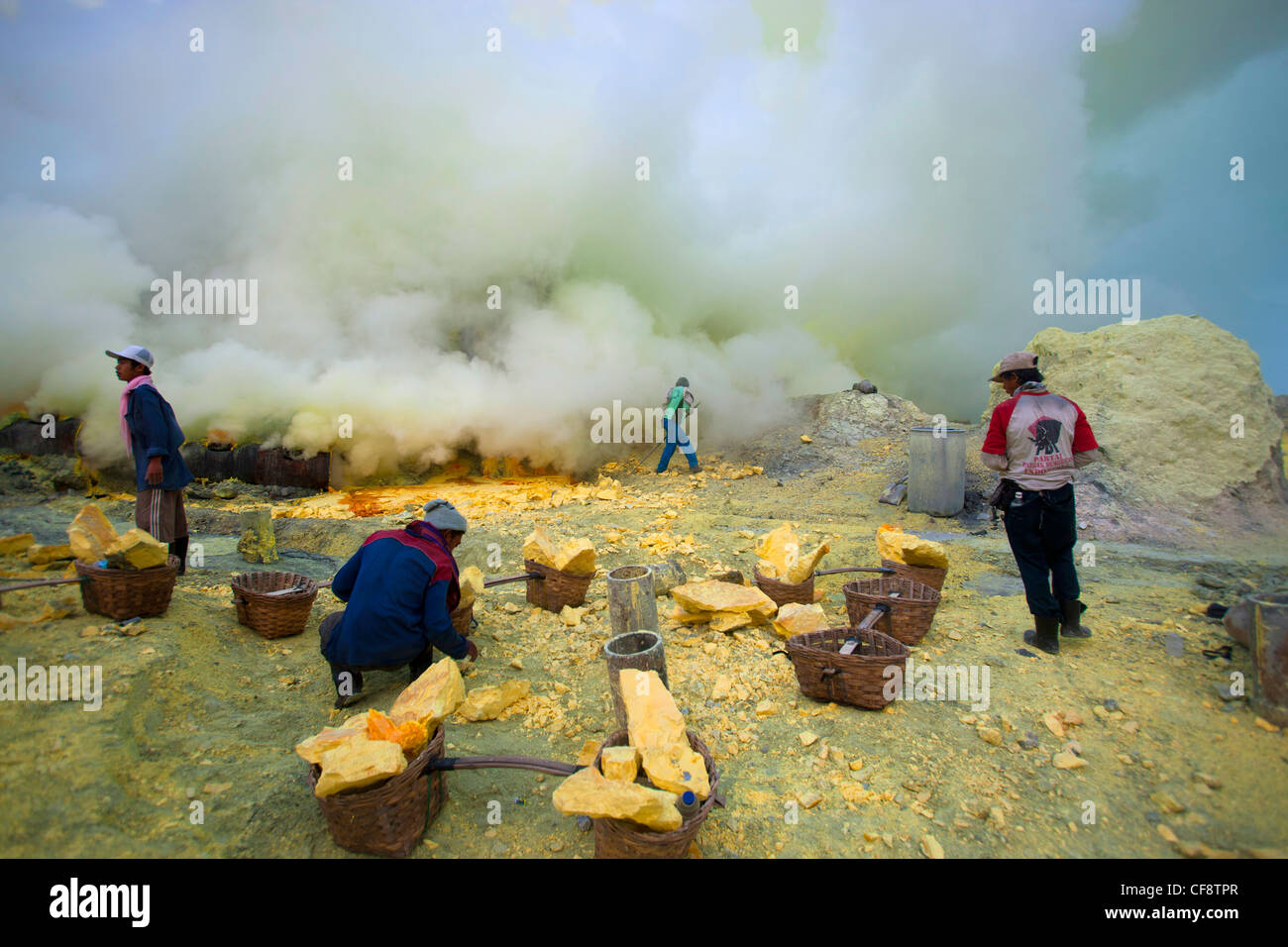 Ijen, Indonesia, Asia, Java, volcano, volcanism, geology, crater ...