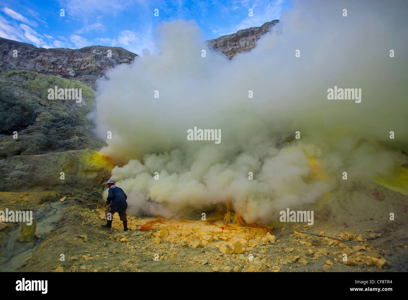 Ijen, Indonesia, Asia, Java, volcano, volcanism, geology, crater ...