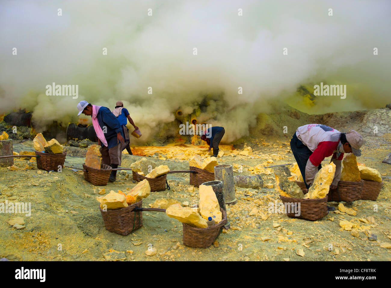 Ijen, Indonesia, Asia, Java, volcano, volcanism, geology, crater ...