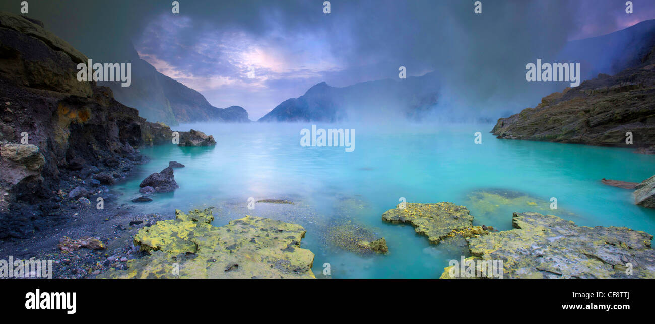 Ijen, Indonesia, Asia, Java, volcano, volcanism, geology, crater ...
