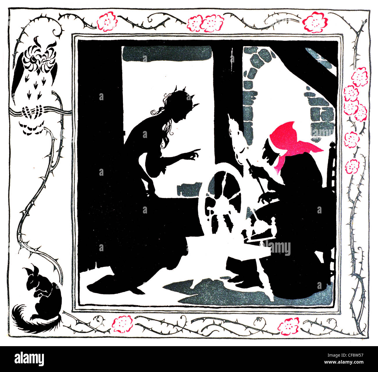 The Sleeping Beauty Arthur Rackham 1920 wicked fairy witch fairy ...