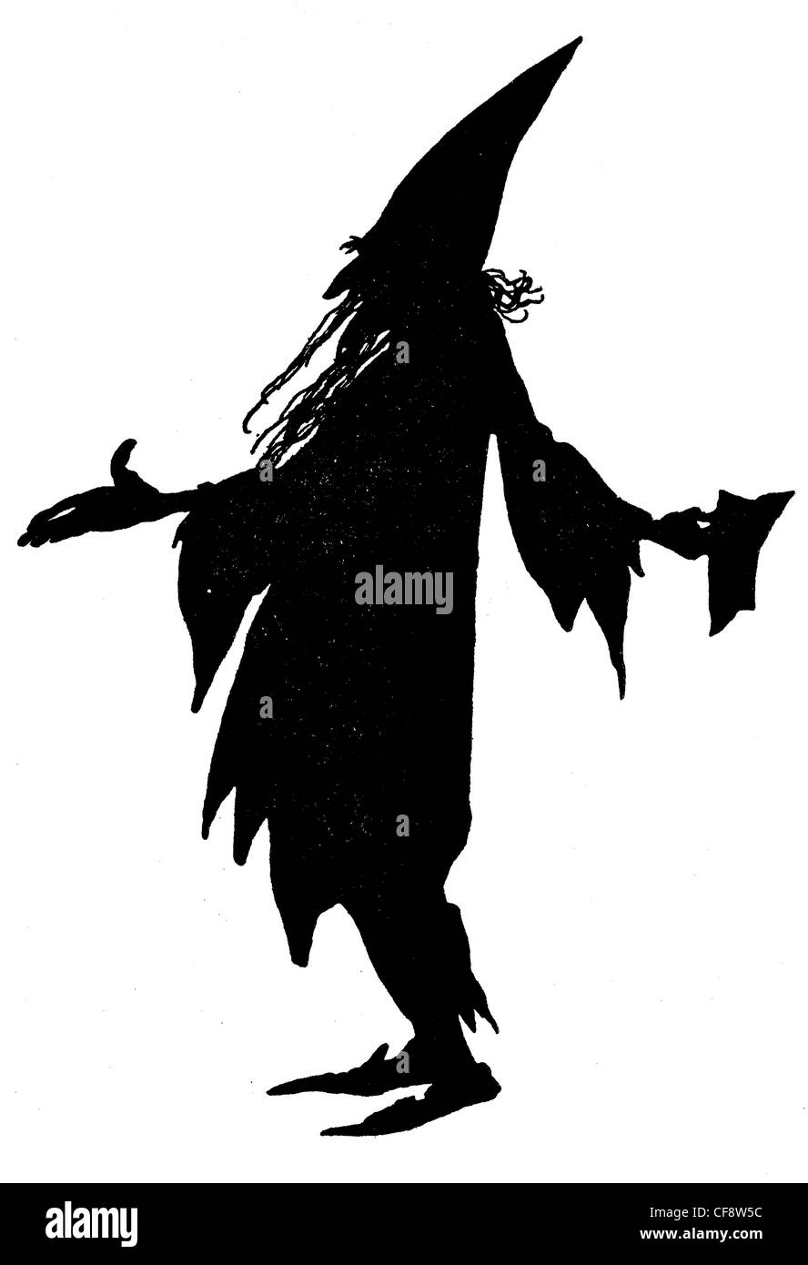 The Sleeping Beauty Arthur Rackham 1920 wicked fairy witch fairy ...