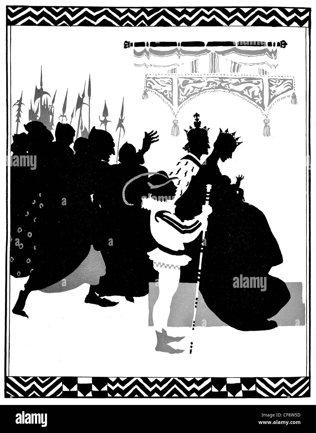 The Sleeping Beauty Arthur Rackham 1920 wicked fairy witch fairy ...