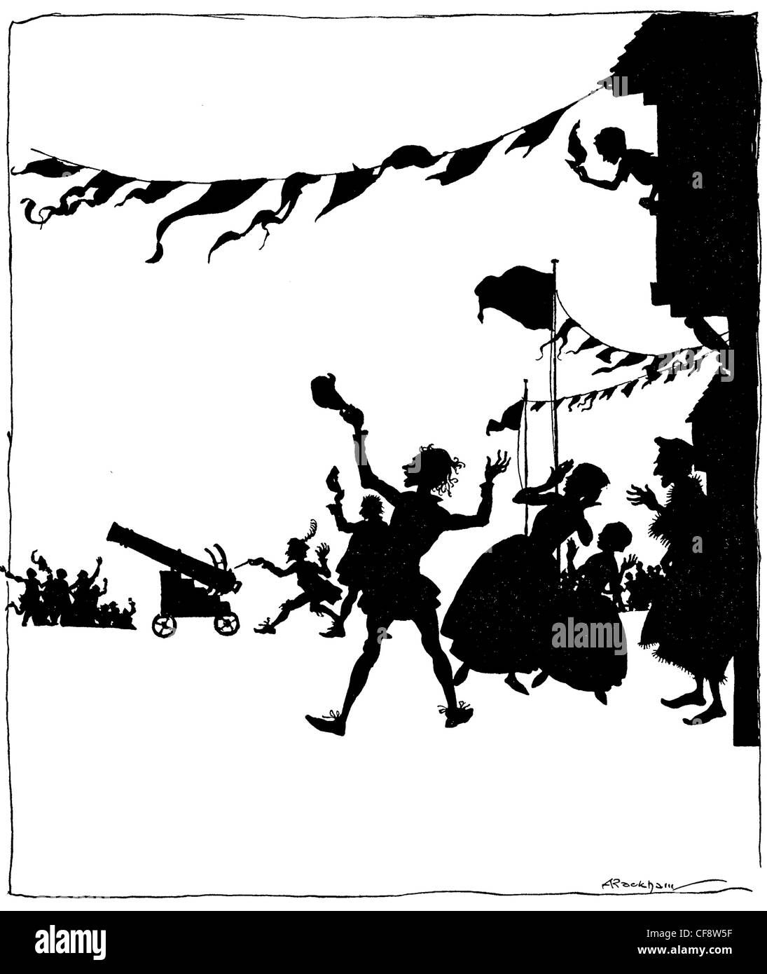 The Sleeping Beauty Arthur Rackham 1920 wicked fairy witch fairy ...