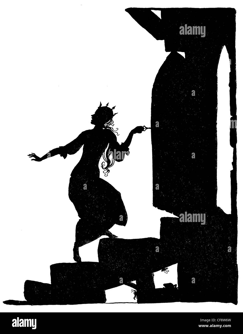 The Sleeping Beauty Arthur Rackham 1920 wicked fairy witch fairy ...