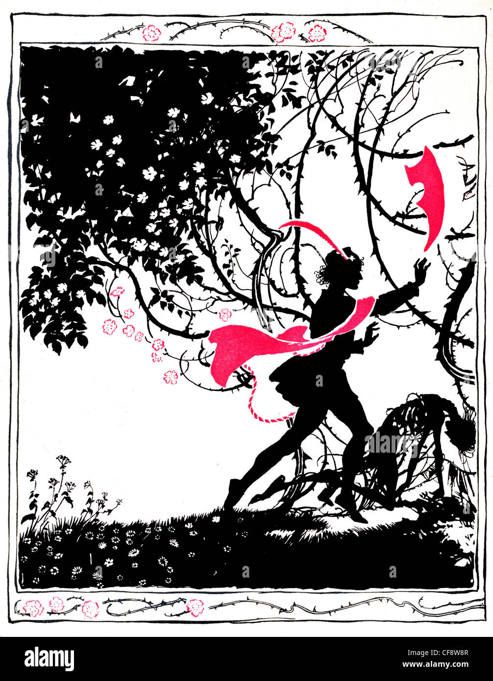 The Sleeping Beauty Arthur Rackham 1920 wicked fairy witch fairy ...