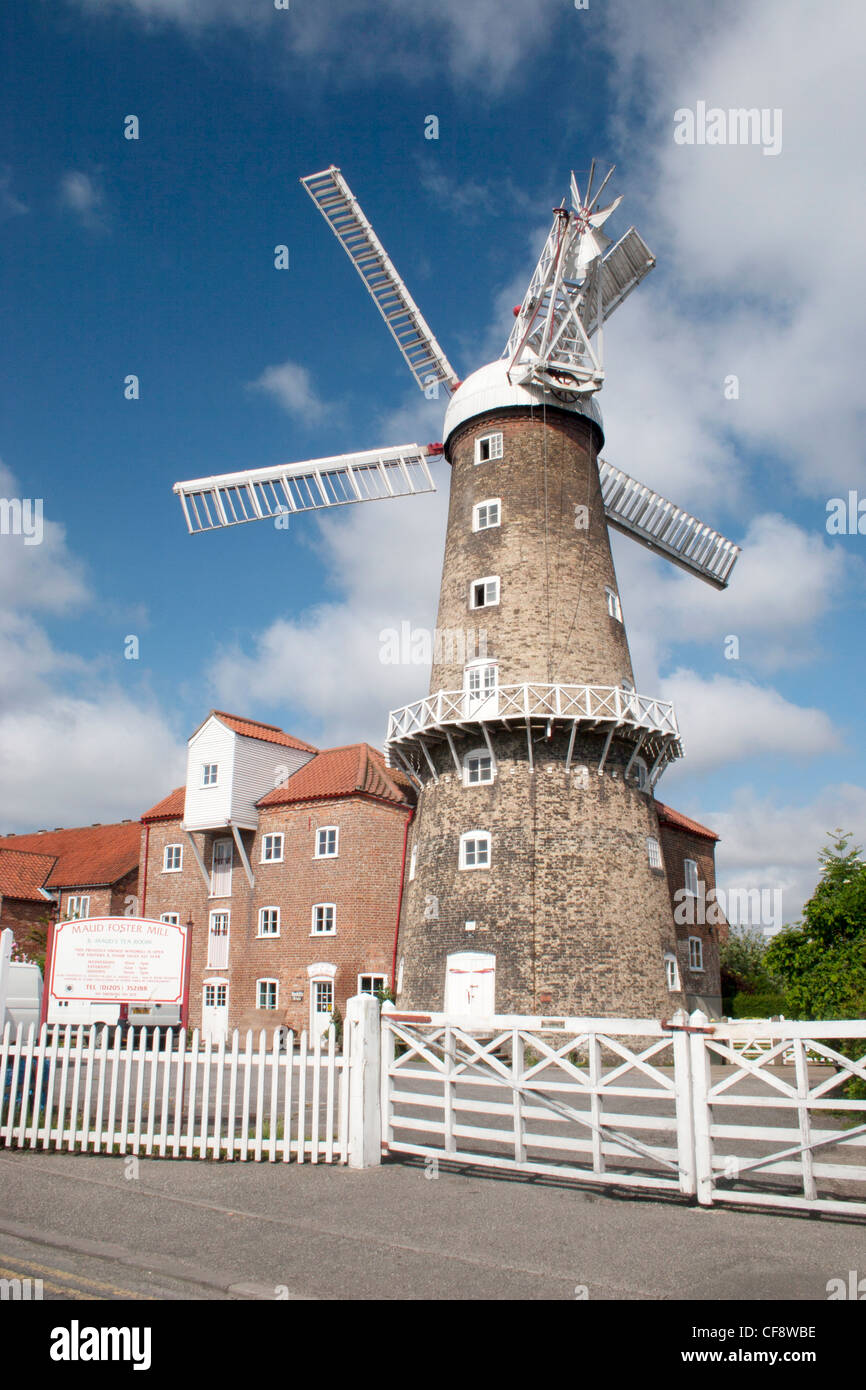 The Maud Foster Windmill is a seven-storey, five sail windmill located ...