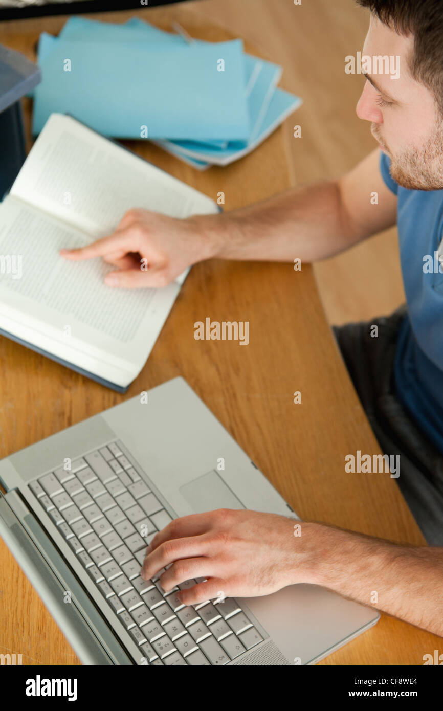 Student researching on the internet Stock Photo - Alamy