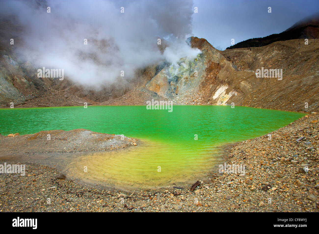 Papandayan, Indonesia, Asia, Java, volcano area, volcano, volcanism ...