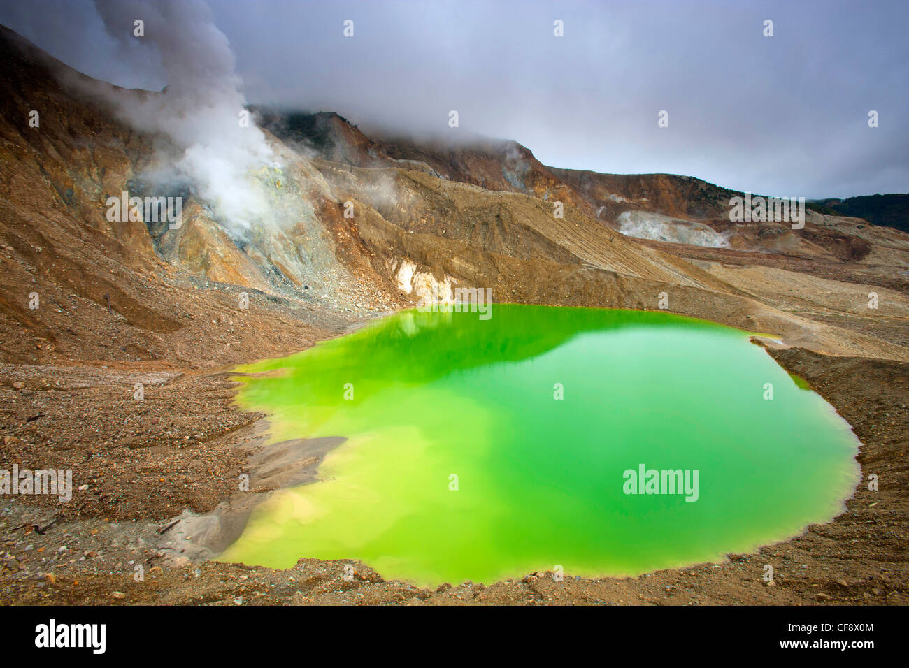 Papandayan, Indonesia, Asia, Java, volcano area, volcano, volcanism ...