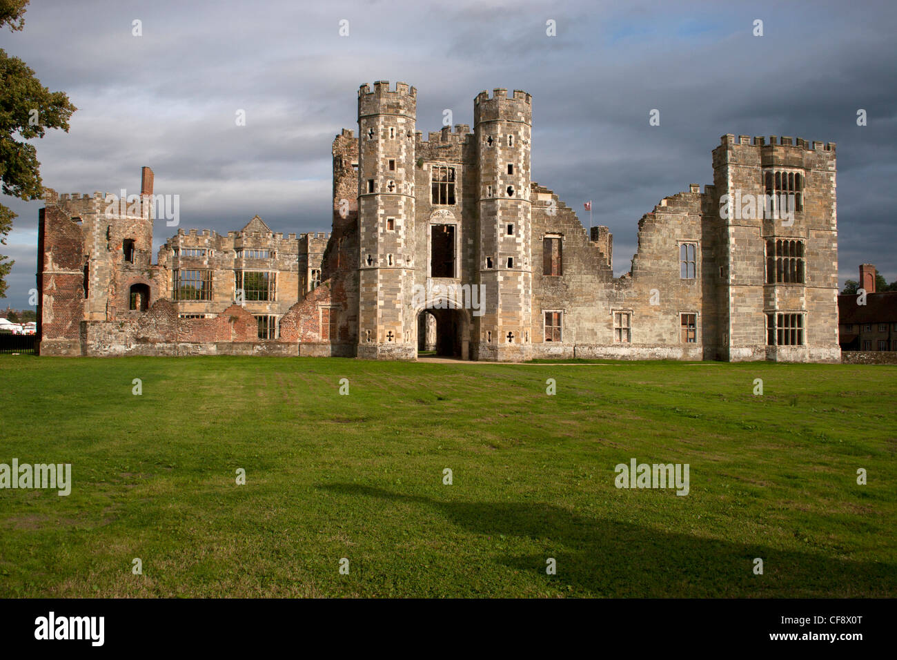 The remains of Cowdray Hall, a Tudor Nobleman's Historic House in ...