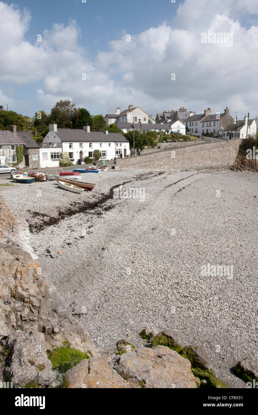 Moelfre is a village on the Anglesey Coastal Path Stock Photo - Alamy