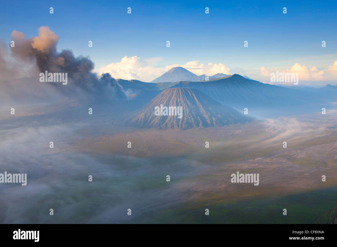 Tengger, Caldera, Indonesia, Asia, Java, vantage point, mountains ...