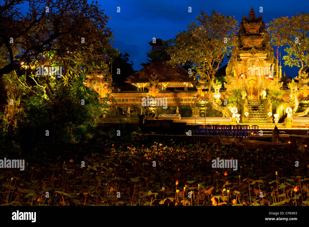 Ubud, Pura, Taman, Kemude, Saraswati, Indonesia, Asia, Bali, temple ...