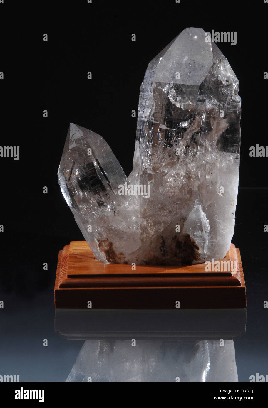 Jewellery, rock crystal, crystallized quartz, Switzerland, crystal ...